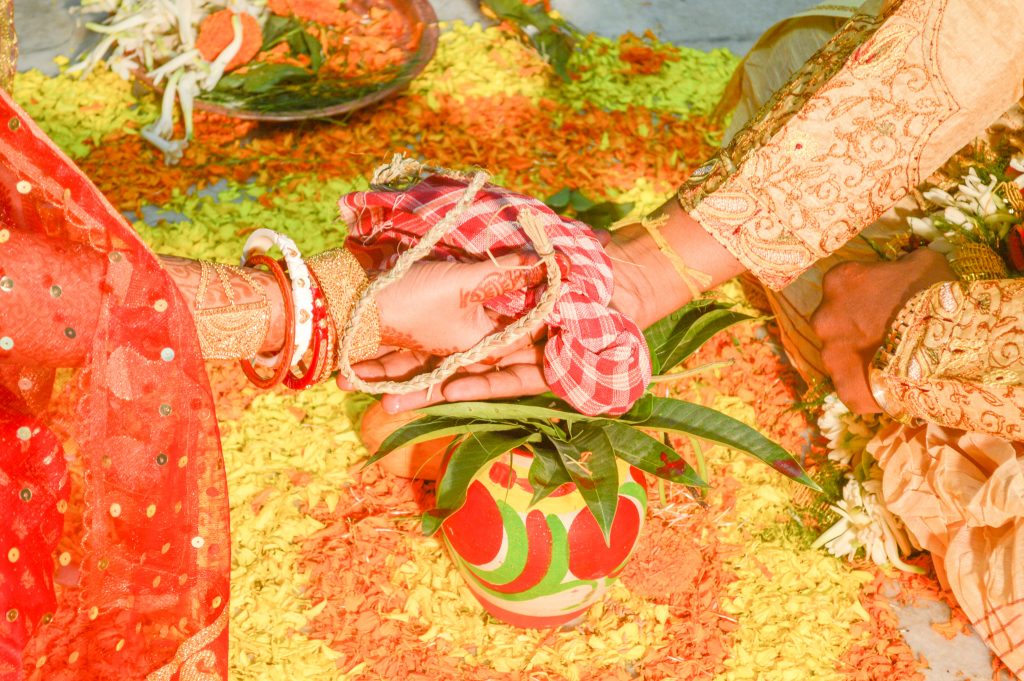 Step-by-step rituals of a Vedic marriage